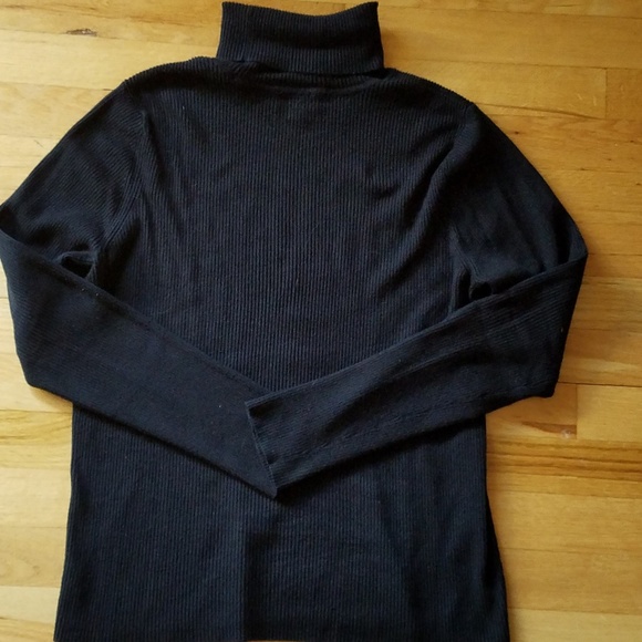 The Limited | Tops | The Limited Black Ribbed Turtleneck Large | Poshmark
